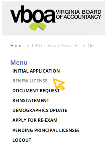 News - Virginia Board of Accountancy